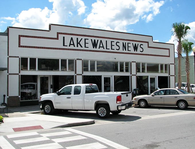 Extra, extra! The Lake Wales News building stands as a charming reminder of when local journalism was the heartbeat of small-town America.
