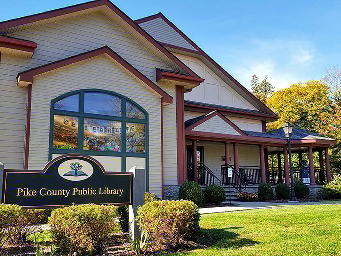 The Pike County Public Library isn't just about books—it's architectural eye candy with a side of literary nourishment for the soul.