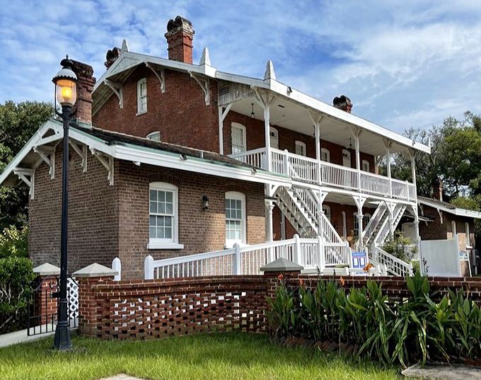 The keeper's house isn't just pretty architecture—it's where generations of lighthouse keepers lived their lives dedicated to keeping that light burning through stormy nights.