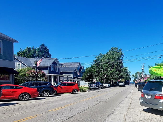 Those tree-lined streets leading to the lake aren't just roads—they're invitations to slow down and remember what summer was meant to feel like.