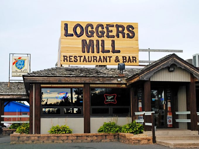 Loggers Mill Restaurant doesn't just nod to Hayward's timber heritage—it embraces it with a bear hug and serves comfort food that could fuel a day of actual logging.