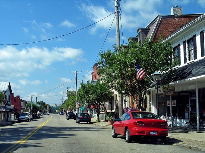 American flags flutter along Main Street, where the pace is delightfully slower and nobody's checking their phone every five seconds.