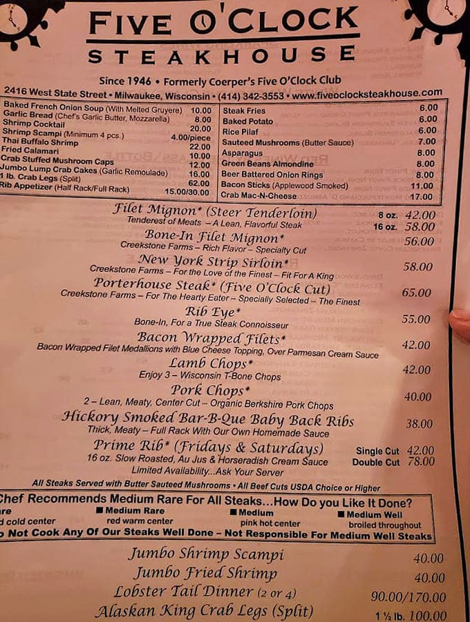 The menu reads like a love letter to carnivores – with cuts of beef that would make even the most committed vegetarian consider a temporary change of philosophy.