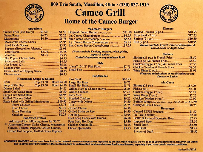 Sometimes the most beautiful poetry is written on a laminated menu board.