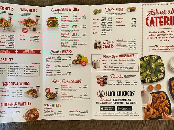 The menu reads like poetry for poultry lovers—each section promising delicious possibilities that make decision-making gloriously difficult.