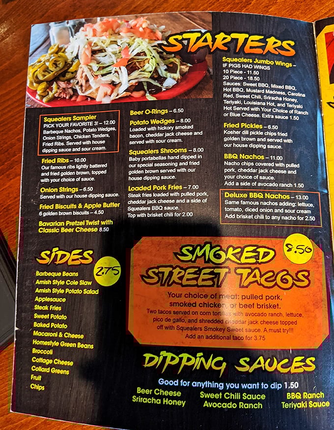 This menu reads like a love letter to anyone who's ever dreamed in brisket.
