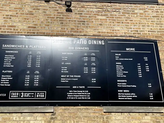 This menu isn't just a list—it's a roadmap to happiness. Choose your own adventure, but there are no wrong turns here.