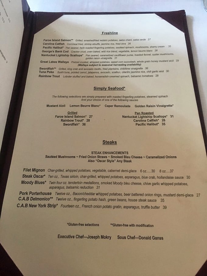 A menu that reads like a love letter to the ocean – where decisions become delightfully difficult and every option promises a culinary adventure.