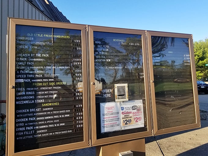 A menu that doesn't need fancy fonts or pretentious descriptions. Just honest food at honest prices—a vanishing art form.