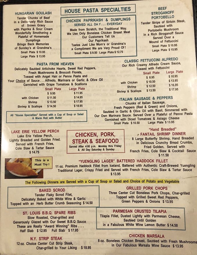 When a menu promises "pasta from heaven," you know you're in for something special tonight.