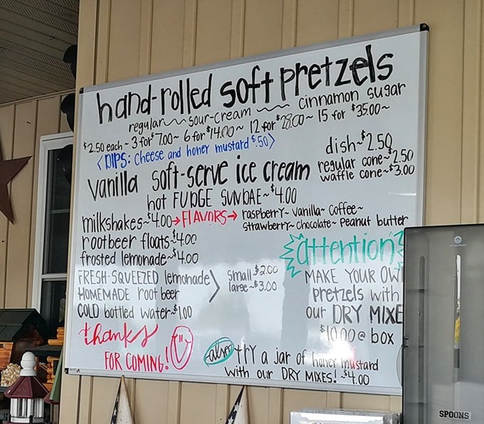 The handwritten menu board tells you everything you need to know—this place doesn't need fancy fonts when the food speaks this eloquently.
