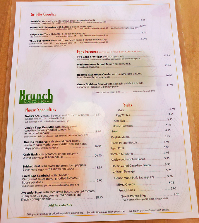 The menu reads like a love letter to American breakfast classics with California twists. Noah's Ark could sustain you through 40 days or just one epic brunch.