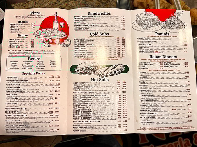 The menu board—a roadmap to happiness with enough options to make decision-making the hardest part of your visit.