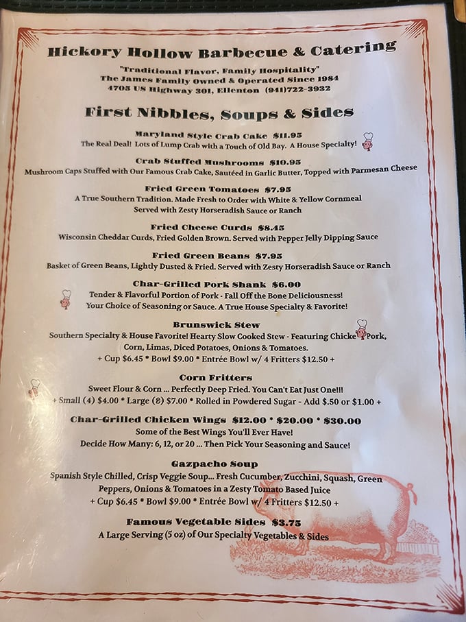When a barbecue menu features Maryland-style crab cakes, you know you've discovered something truly special.