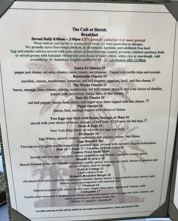 This menu isn't just a list of dishes—it's a roadmap to breakfast bliss. The "Date Me Omelet" isn't flirting; it's promising a relationship.