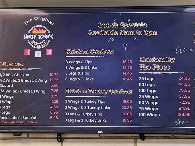 A menu board that reads like poetry to the hungry—where decisions aren't just choices, they're life-altering commitments.