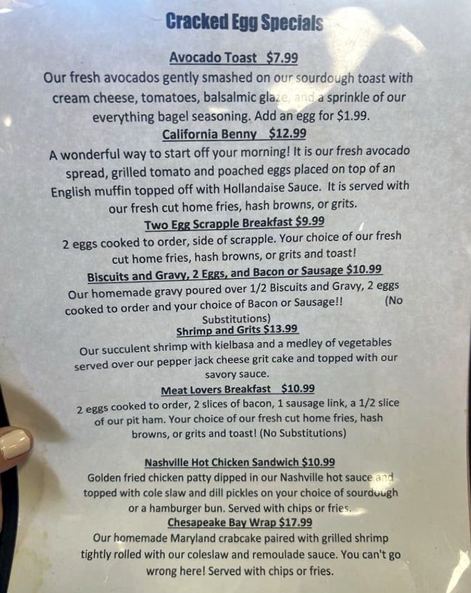 Menu magic that solves life's greatest morning dilemma: sweet or savory? The answer is clearly "both."