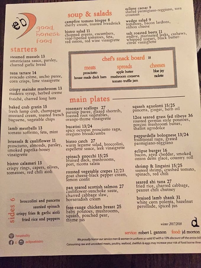 The menu reads like a love letter to contemporary American cuisine – each description a tantalizing preview of the flavor symphony about to unfold.