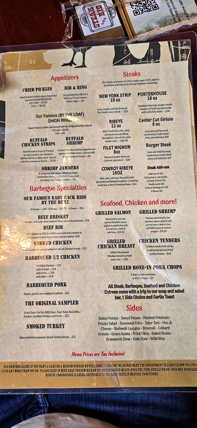 A menu that reads like poetry to meat lovers—where decisions aren't just difficult, they're existential crises waiting to happen.