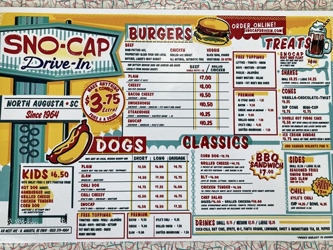 This menu isn't just a list—it's a roadmap to happiness where every destination promises delicious satisfaction.