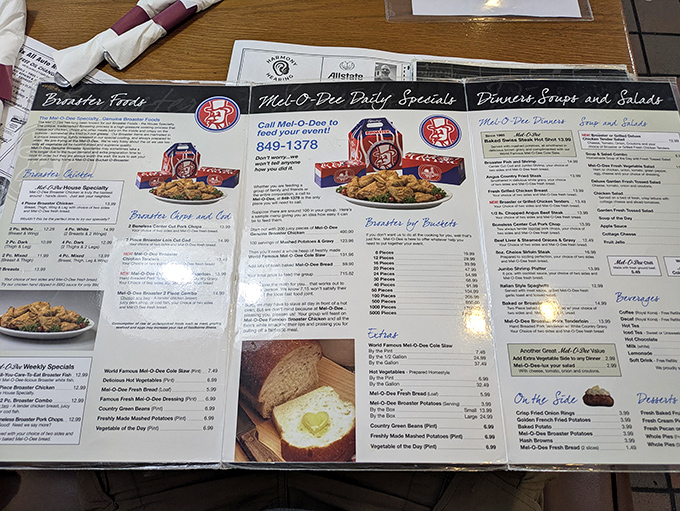 A menu that doesn't need fancy fonts or pretentious descriptions—just honest food that's kept locals coming back for generations.