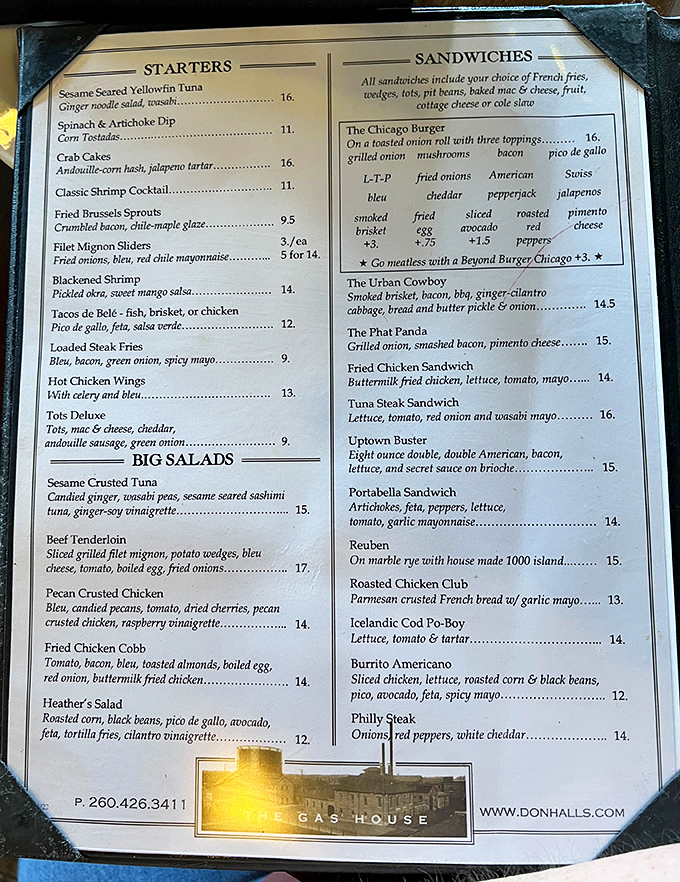 This menu isn't just food options—it's a roadmap to happiness. The Urban Cowboy sandwich alone is worth the drive.