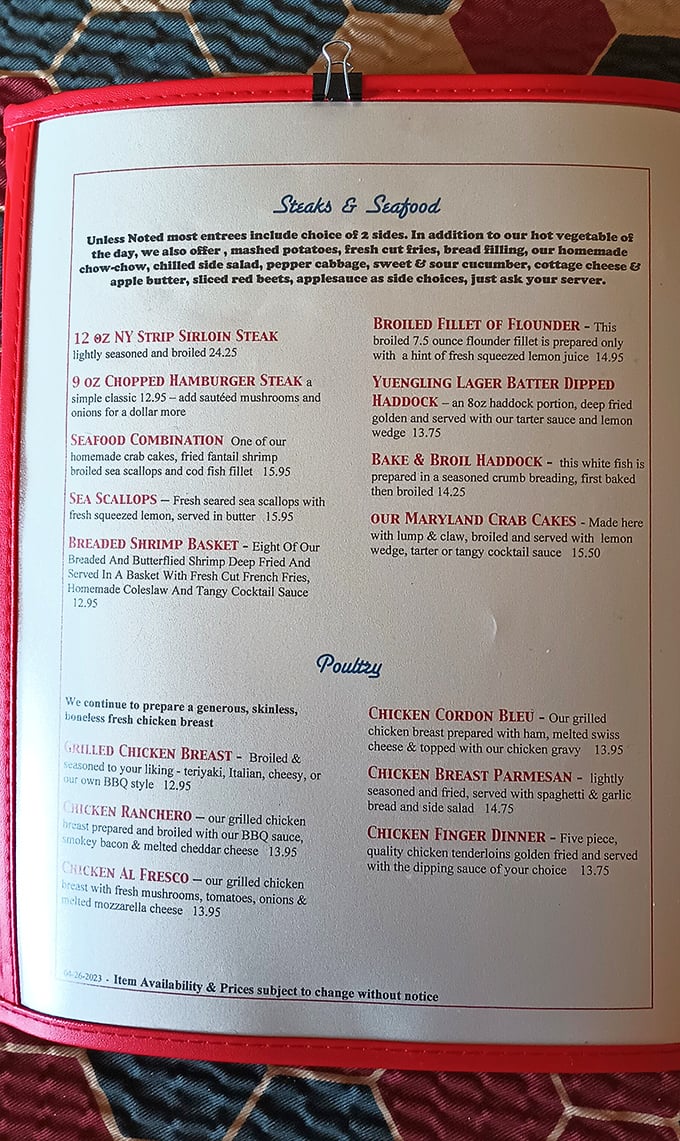 The menu reads like a love letter to carnivores. No deconstructed anything here—just honest food with portions that'll make your cardiologist wince.
