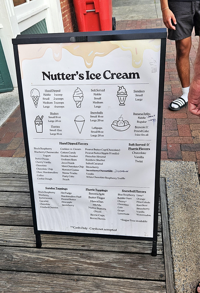 The menu board—a roadmap to happiness that might require several visits to fully explore. Diet plans, consider yourselves warned.