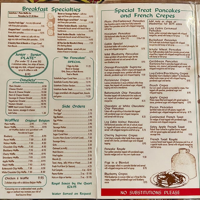 This menu is the breakfast equivalent of War and Peace—epic in scope and destined to become a classic in your personal food journey.