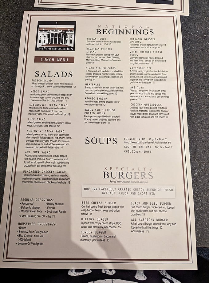 A menu that reads like a love letter to American classics—each dish promising the comfort of tradition with the excitement of exceptional execution.