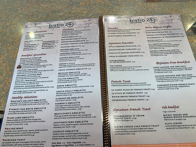 A menu that reads like a love letter to breakfast classics. The hardest relationship in Exton might be choosing just one dish.