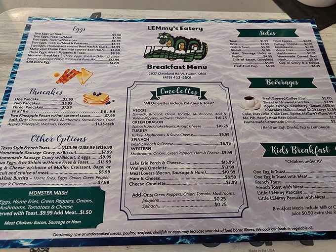 When a menu this comprehensive lands on your table, you know you're in for some tough decisions.