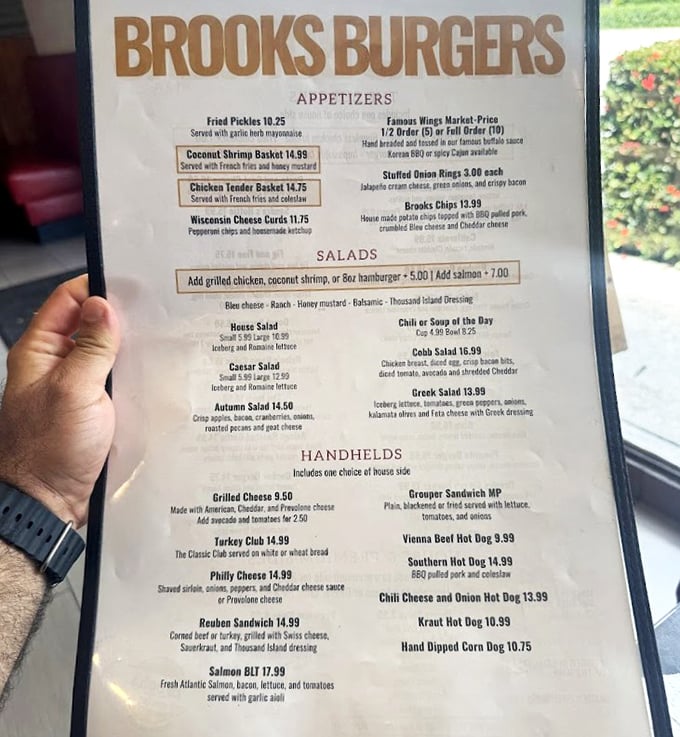 This menu isn't just a list of food—it's a roadmap to happiness with multiple delicious destinations.