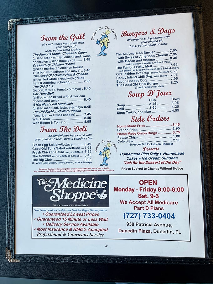 A menu that doesn't need fancy fonts or exotic ingredients to impress—just honest food that speaks directly to your hunger.