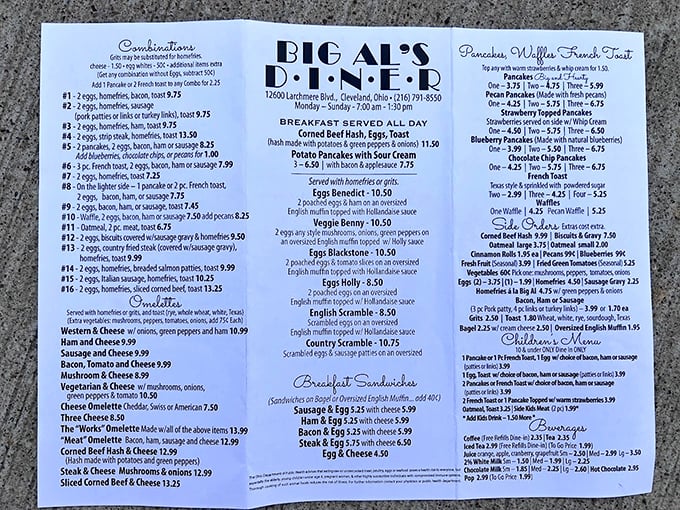 This menu isn't just a list of food—it's a roadmap to happiness. Study it like you're cramming for the most delicious exam of your life.