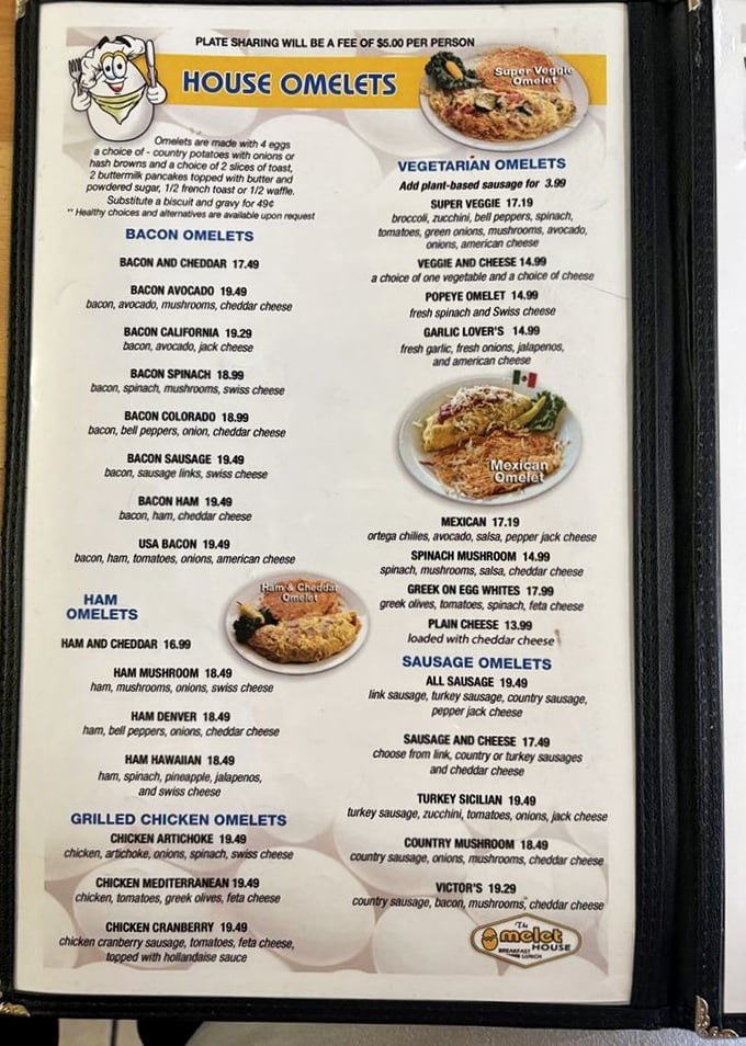 This menu is like the breakfast version of War and Peace – epic in scope, with a much happier ending for your taste buds.