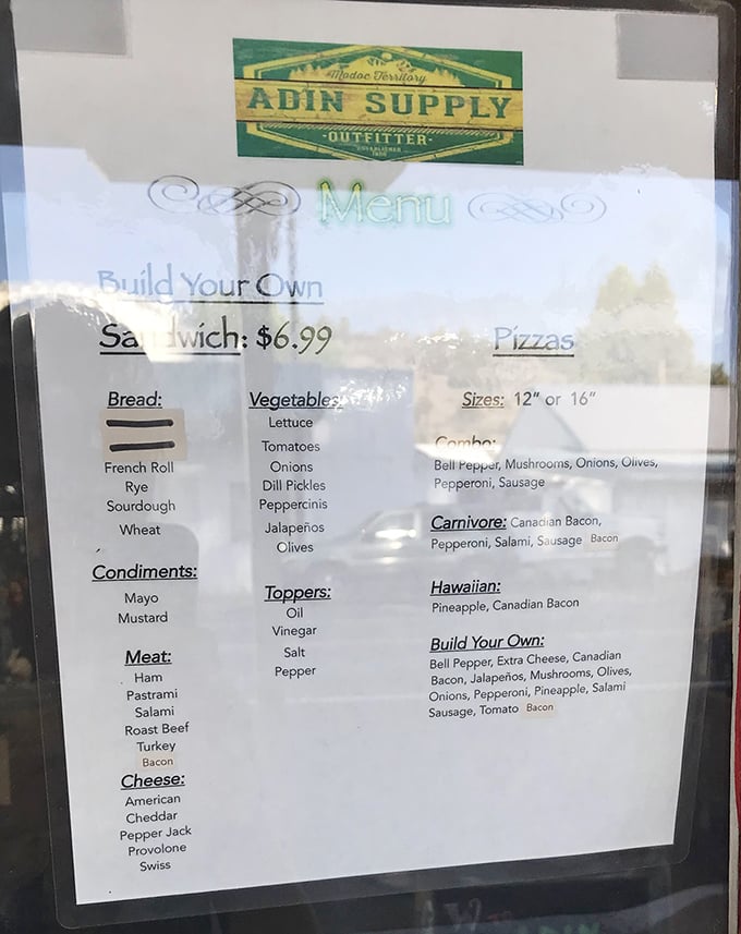 The menu board tells you everything you need to know: simplicity is the secret ingredient here. Build your own culinary masterpiece without a hint of big-city pretension.