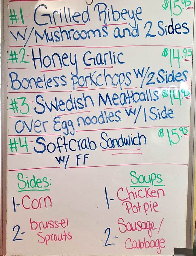 Daily specials scrawled by hand tell you everything you need to know – this place cooks from the heart, not from corporate recipes.