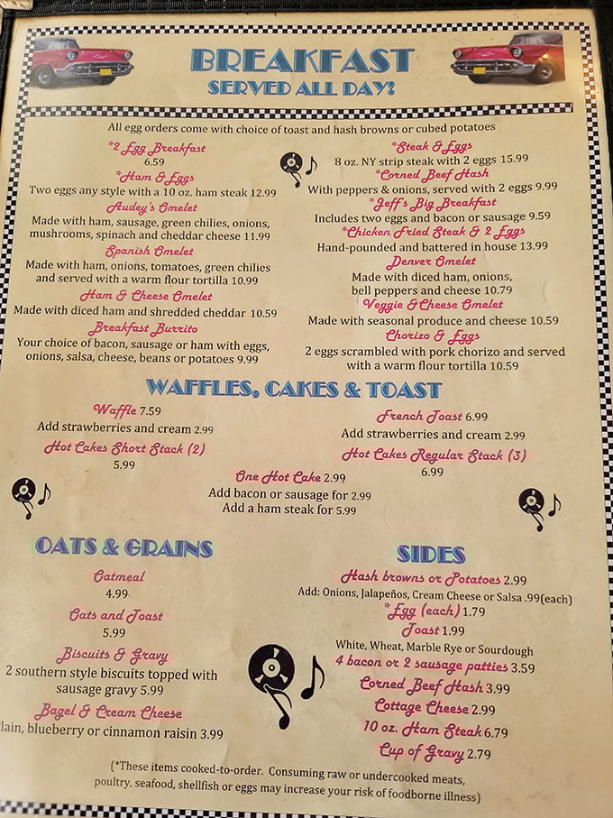 Breakfast served all day? That's not just a menu – it's a philosophy that understands sometimes you need pancakes at 4pm.