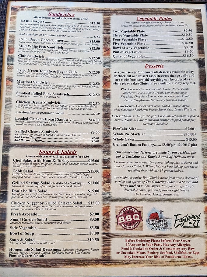 A menu that reads like a love letter to comfort food, with prices that won't require a loan officer.