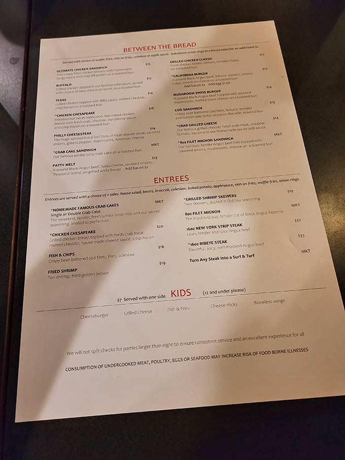 A menu that doesn't need fancy fonts or pretentious descriptions—just honest food that makes decision-making the hardest part of your evening.