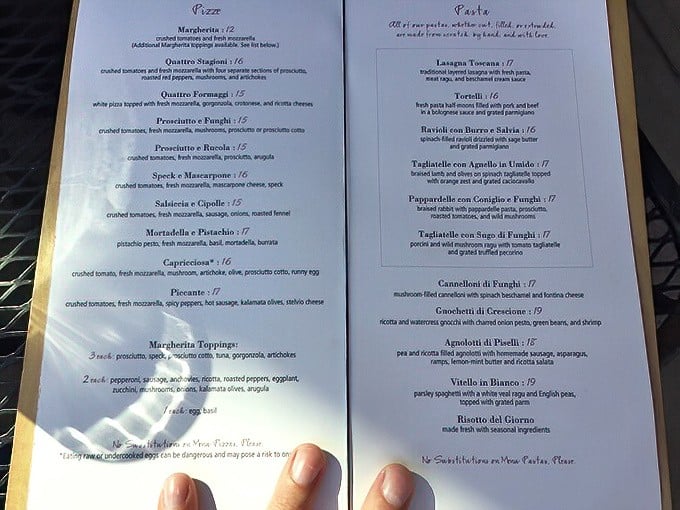 A menu that reads like Italian poetry. Each description promises a journey that your taste buds have been waiting their whole lives to take.