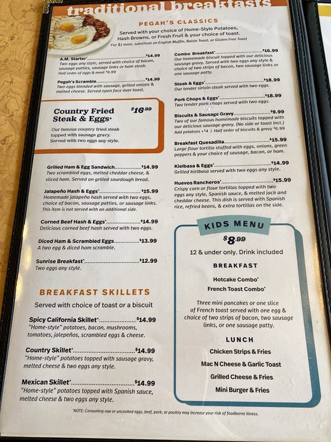 The breakfast menu reads like a love letter to morning indulgence – each option more tempting than the last.