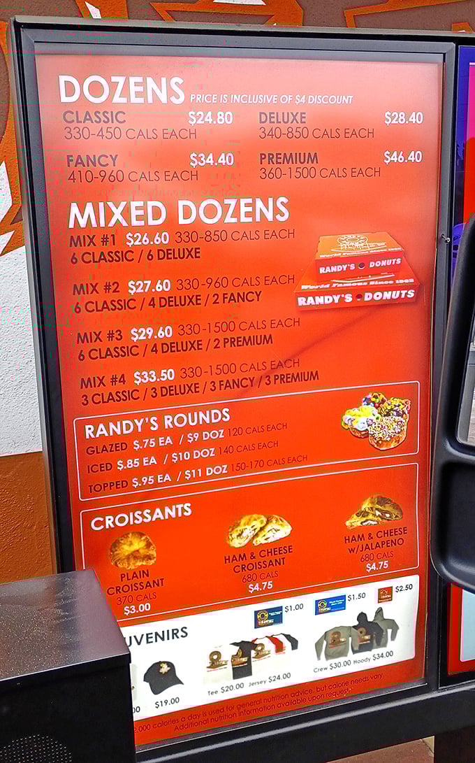 This menu reads like a love letter to carbs—short, sweet, and impossible to resist.