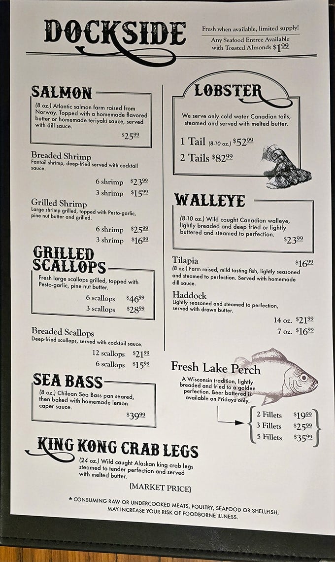 The seafood menu reads like a love letter to your taste buds. Those King Kong crab legs aren't just a meal—they're an adventure.