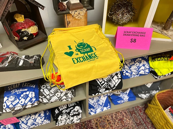 The famous yellow "Dreamstring Bag" isn't just a shopping tote—it's your golden ticket to a creative scavenger hunt.