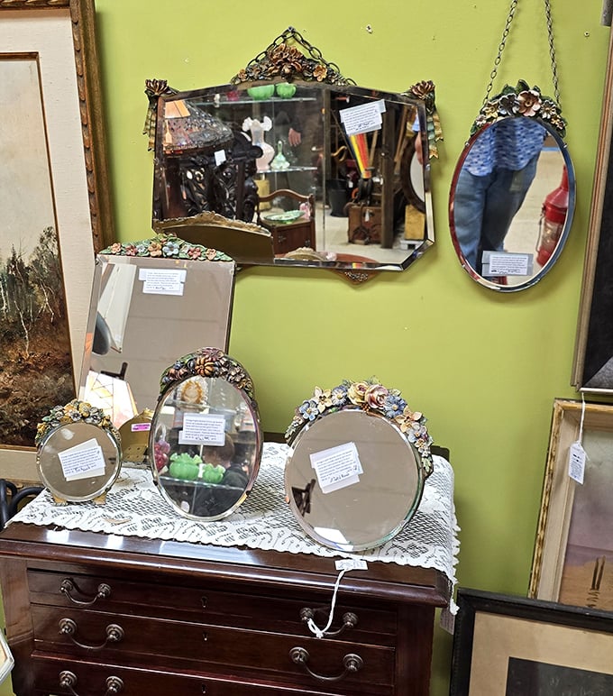 Mirrors with more decorative personality than a season of Dynasty – and twice the drama.