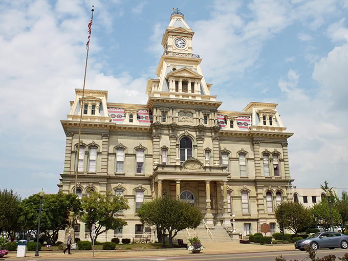 The Muskingum County Courthouse isn't just gorgeous architecture—it's where local history continues to be written daily. Retirement with a view!