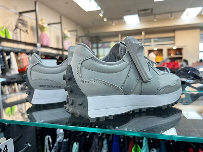 These New Balance sneakers aren't just waiting for a new home—they're practically tapping their toes with impatience to hit the pavement with you.