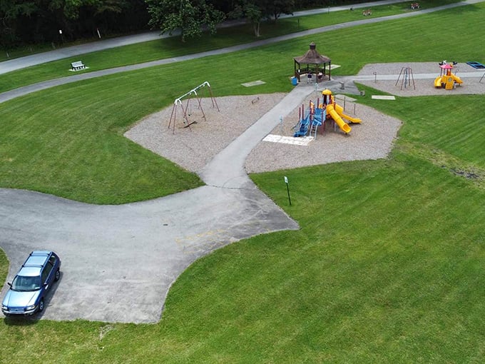 Palmer Park offers simple pleasures that don't require a second mortgage—swings, slides, and green space where memories cost nothing.